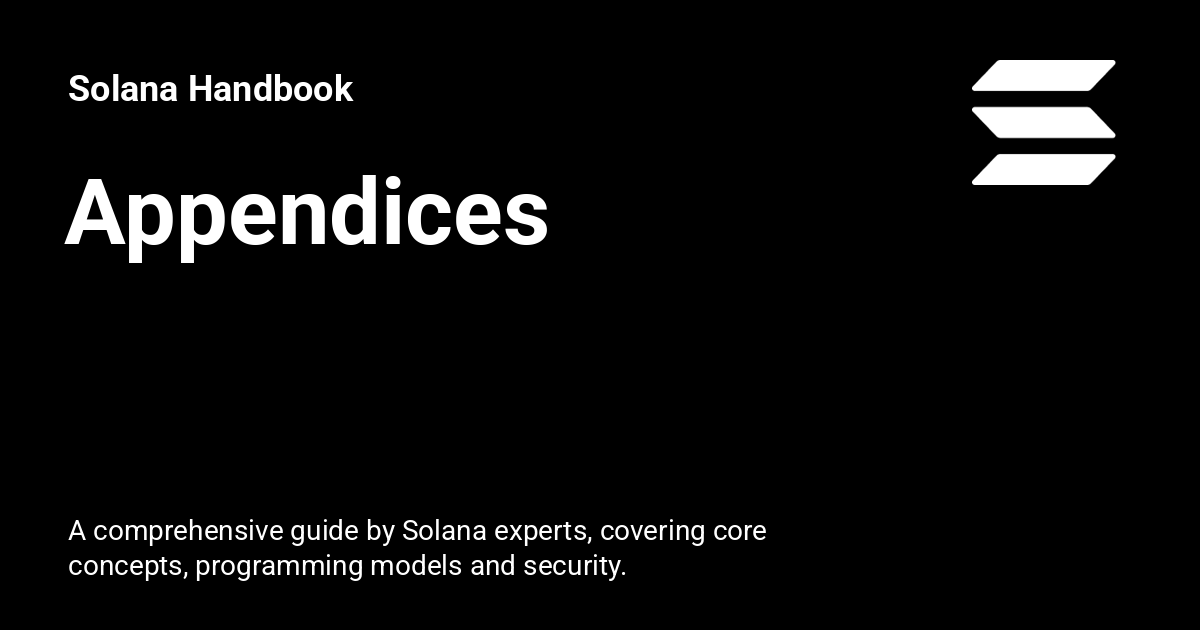 Appendices