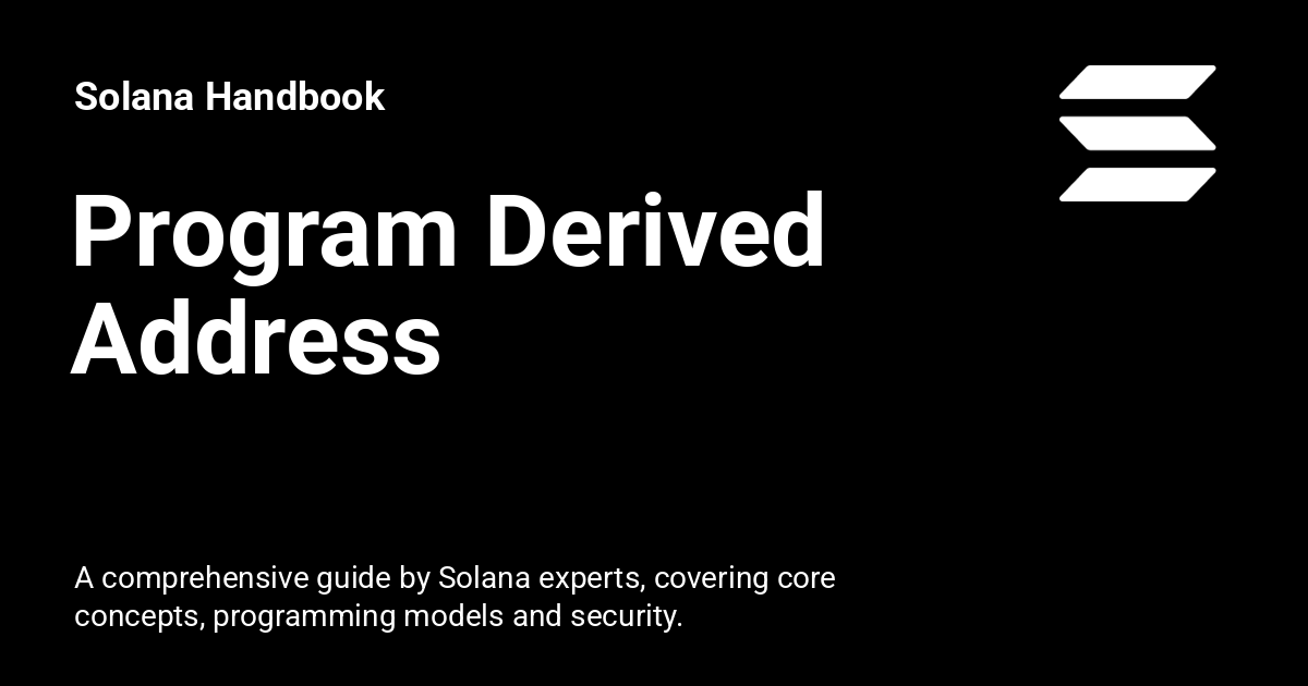 Program Derived Address