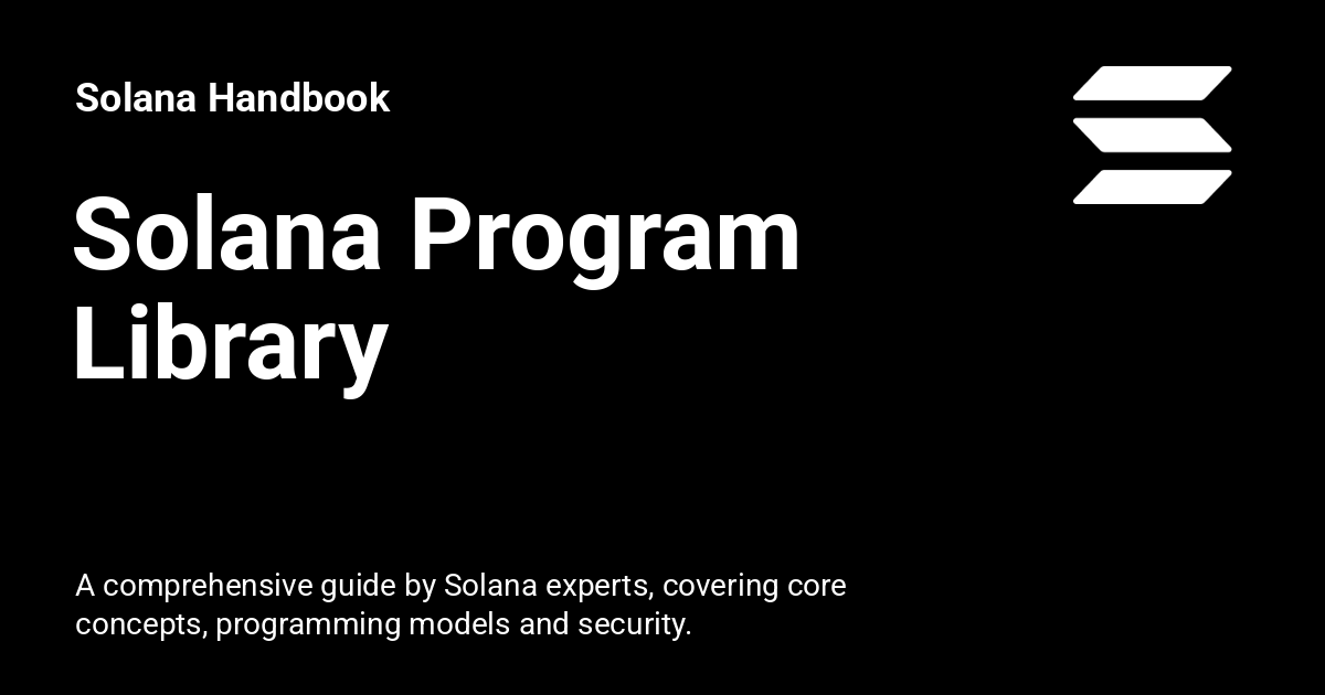 Solana Program Library