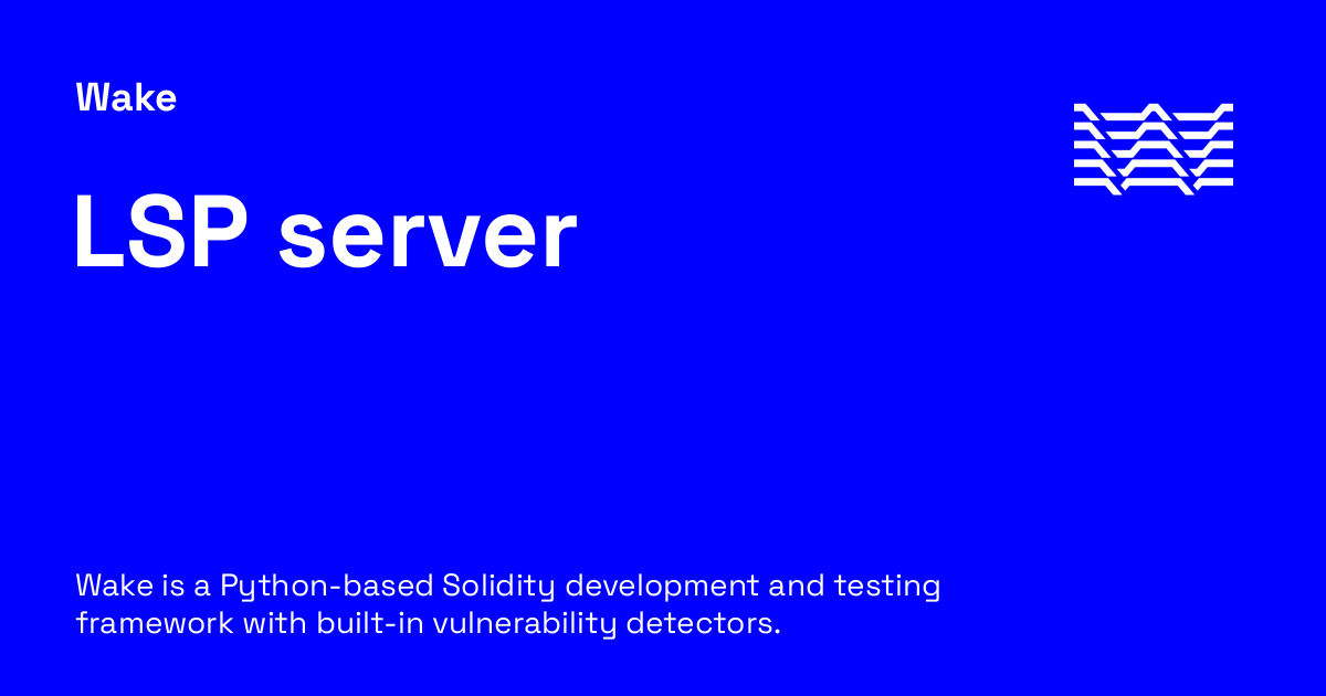 LSP server - Wake LSP server - Wake
