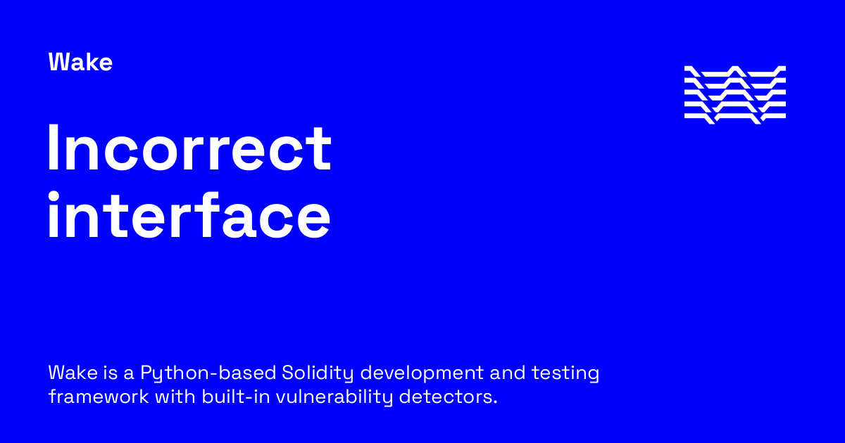 Incorrect Interface Wake